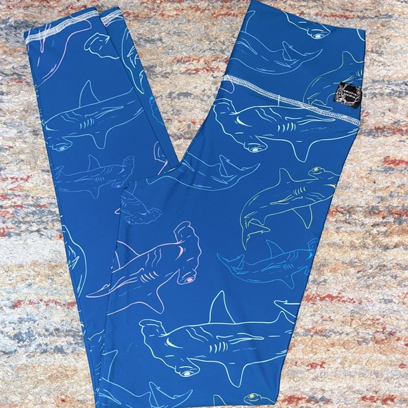 Pants & Jumpsuits | Handmade Hammerhead Shark Leggings | Poshmark